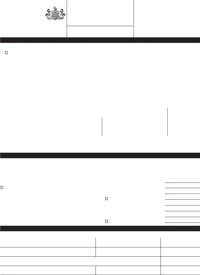 Free Pennsylvania Pa 100 Form » Download PDF Template